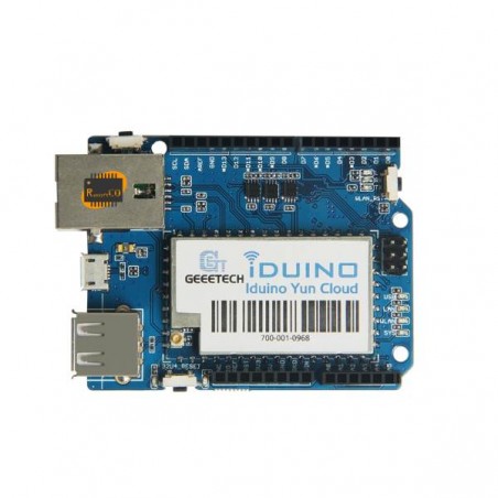 Arduino Linux, WiFi, Ethernet, USB, All-in-one Geeetech Iduino Yun Cloud Shield v2