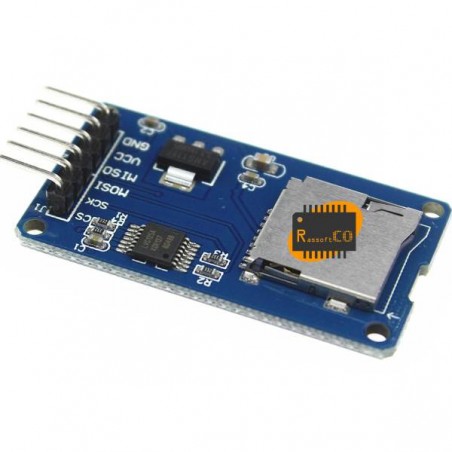 Micro SD card mini TF card reader module SPI interfaces with level converter chip for Arduino