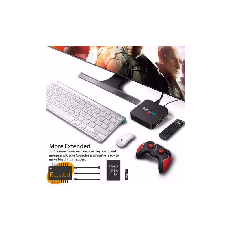 MX PRO 4K Amlogic S905 Quad Core Android TV Box MXpro 4K