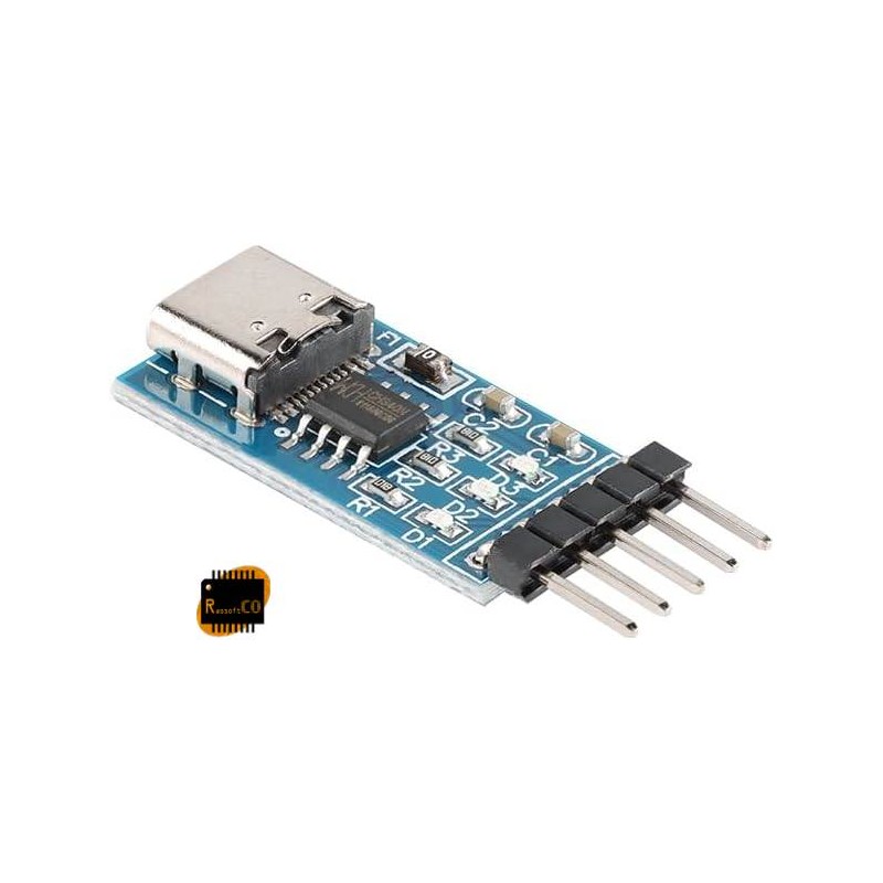 Type C USB to TTL Serial Port CH340N Module 5V Upgrade MCU Download ...