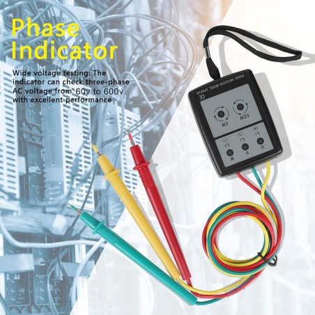 SP8030 3 Phase Sequence Rotation Tester Digital Phase Rotation ...