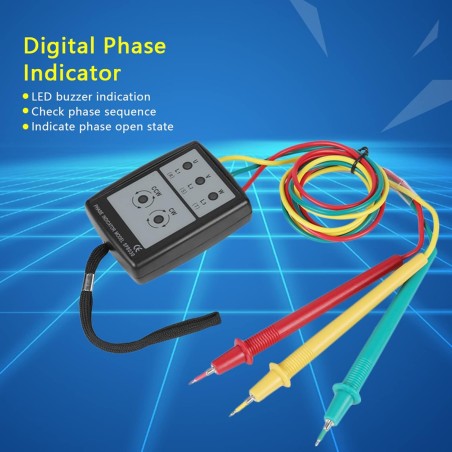 SP8030 3 Phase Sequence Rotation Tester Digital Phase Rotation ...